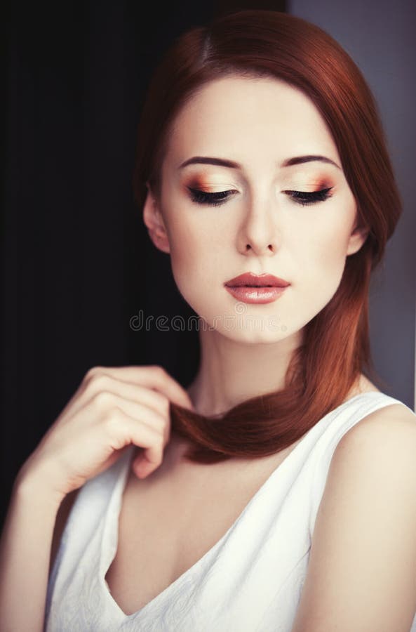 Women with makeup. stock image. Image of valentines, girl - 38906257