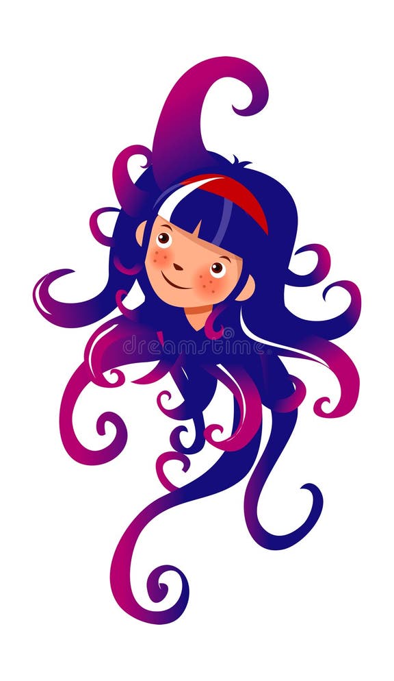 Women octopus stock illustration. Illustration of looks - 11703281