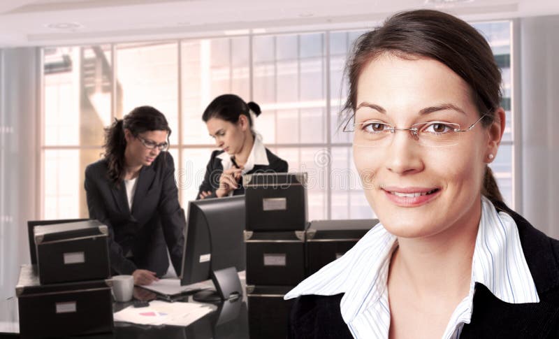 Women in office stock image. Image of leadership, attractive - 2494563