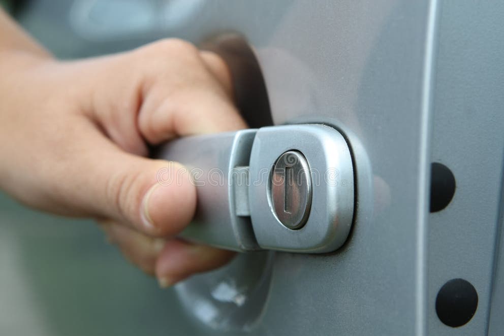 Women open shes car stock image. Image of open, handle - 15735171