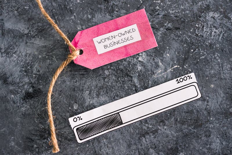 Women-owned Business Tag with Progress Bar Loading Next To it ...