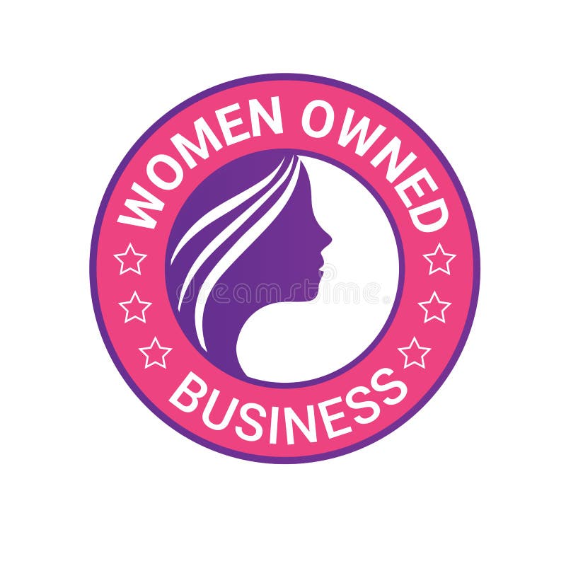 Women Owned Logo. Women Owned Vector Logo Design Stock Vector ...
