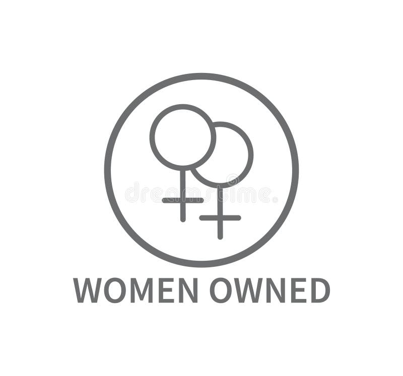 Women Owned Icon Stock Illustrations – 46 Women Owned Icon Stock ...