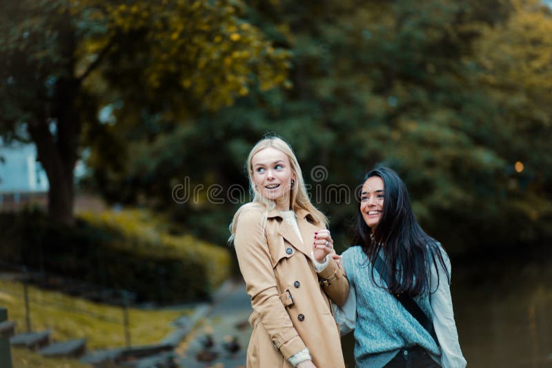 Women in the park stock image. Image of cheerful, aboriginal - 214612737
