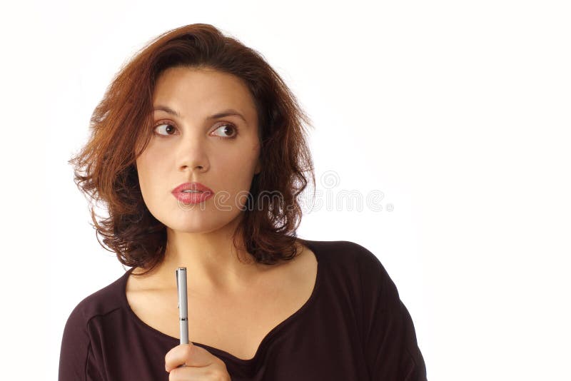 Women And Pen Picture. Image: 3825420