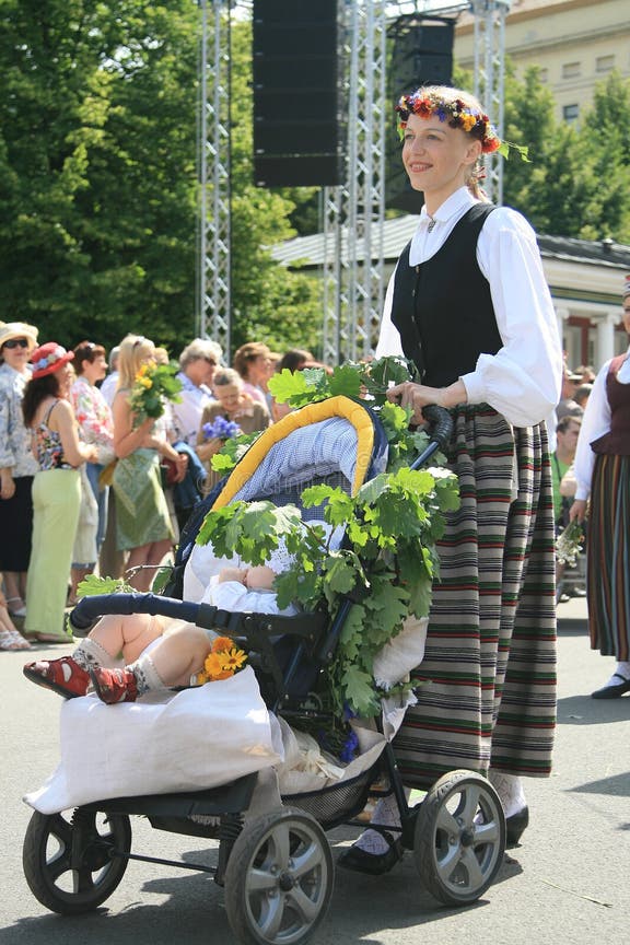 Women with perambulator editorial stock image. Image of historical ...