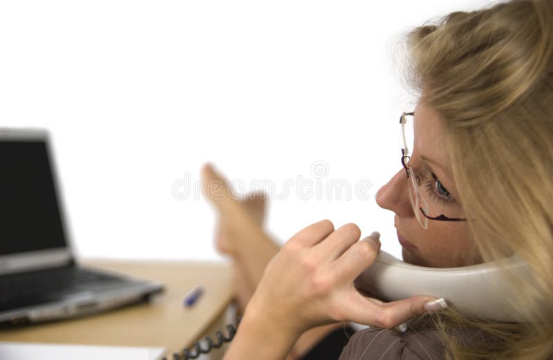 Women on the phone. stock photo. Image of girls, phone - 4095360
