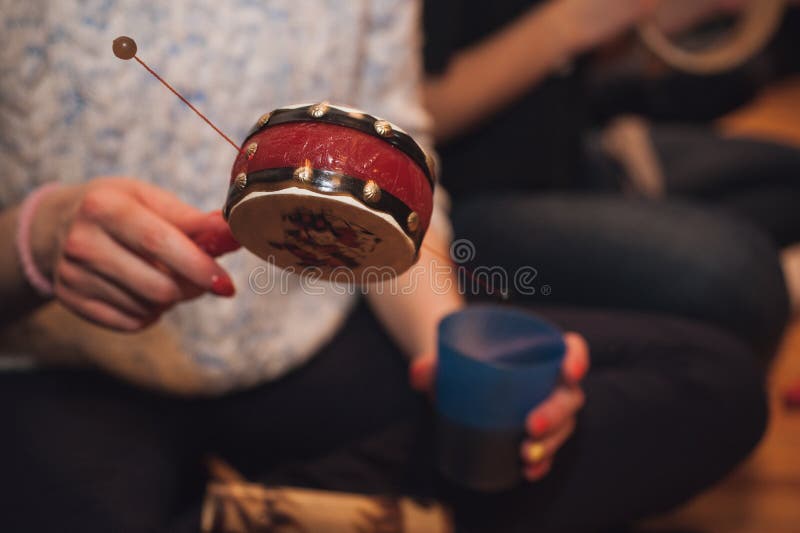 Dumplin Drum stock photo. Image of painted, instrument - 20309416