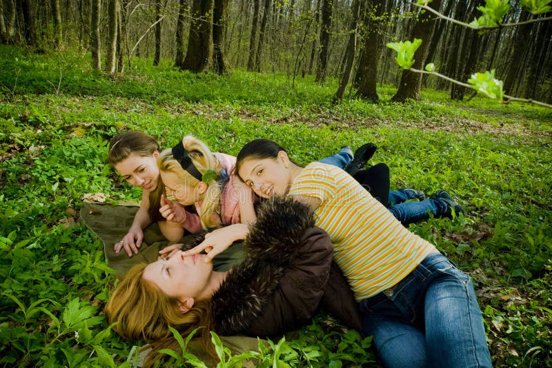 Women resting stock image. Image of happiness, leisure - 2505875