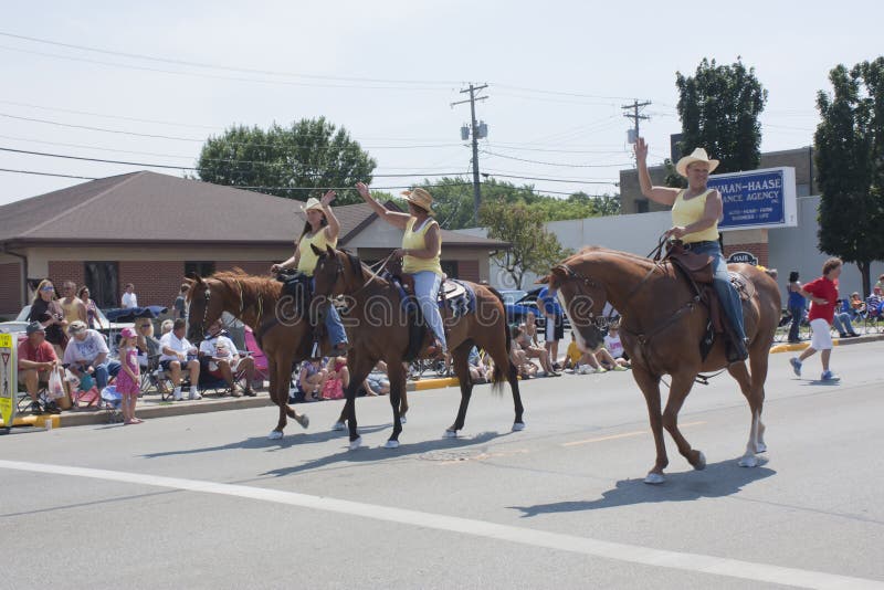 Women Riding Horses at Parade Editorial Photography - Image of horse ...
