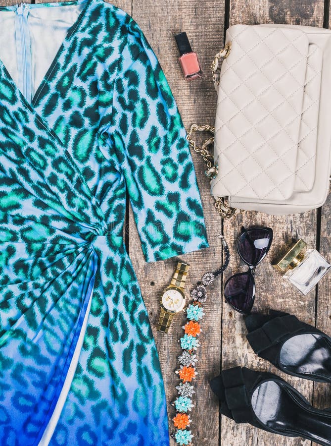 Women S Clothes and Accessories Stock Image - Image of accessories ...