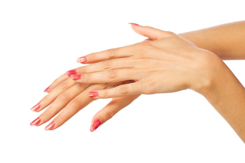 Woman s Hands Facing Down stock photo. Image of conceptual - 14627848