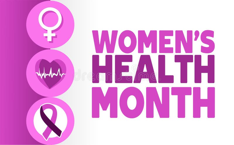 Women S Health Month for Better Women S Health Stock Vector ...