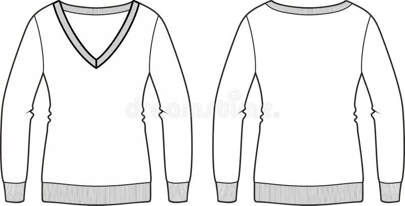Women`s jumper stock vector. Illustration of clothes - 265360567