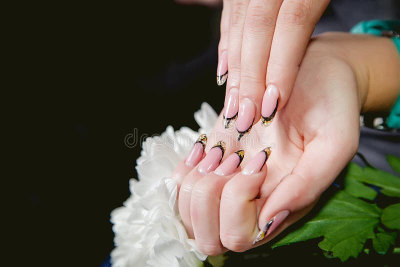 Women S Manicure, Nails, Beauty Salon Stock Image - Image of womens ...