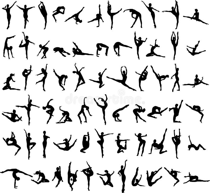 Women s movement stock vector. Illustration of jump, finger - 9439052