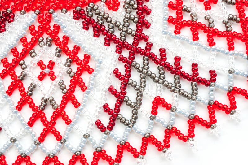 Women S Necklaces Made of Multi-colored Beads with Ukrainian National ...