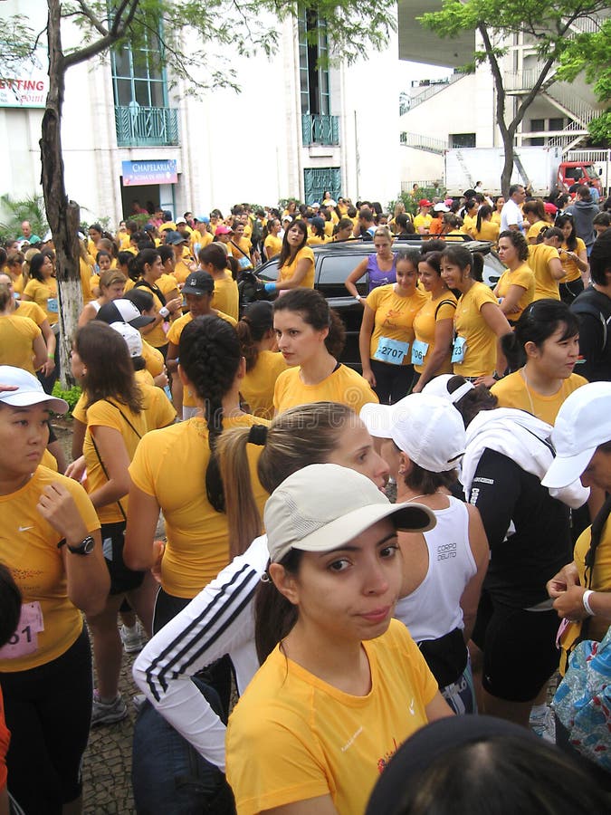 Women s Street Race editorial stock photo. Image of brasil - 13362128