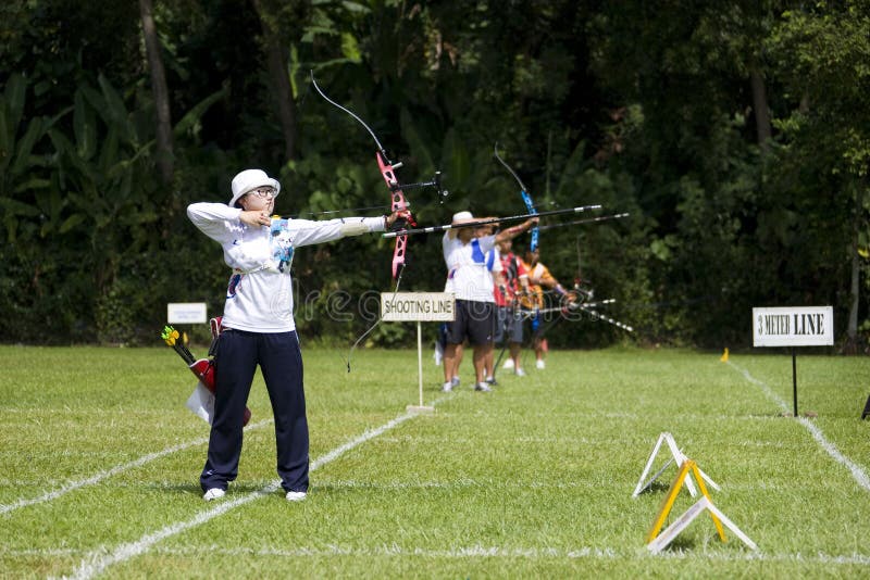 Women S Team Archery Action Editorial Image - Image of champion ...