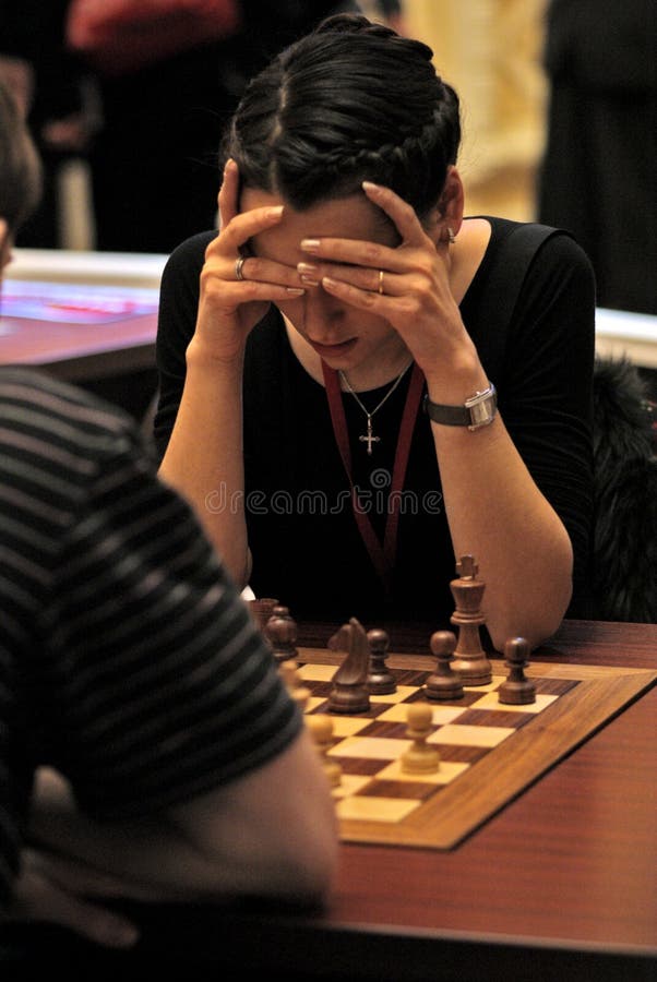 A Women S World Chess Champion Editorial Stock Image - Image of russian ...