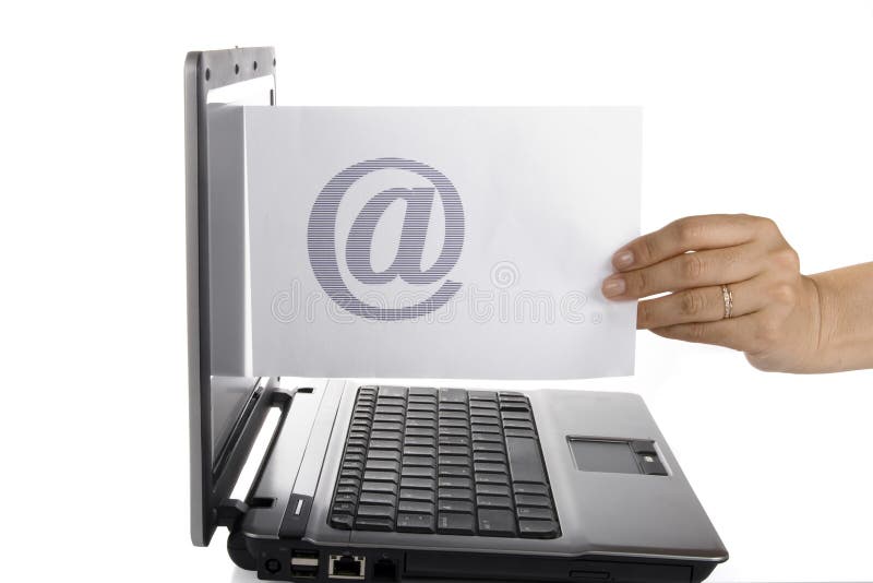 Women send email stock photo. Image of send, contact, mail - 5837380
