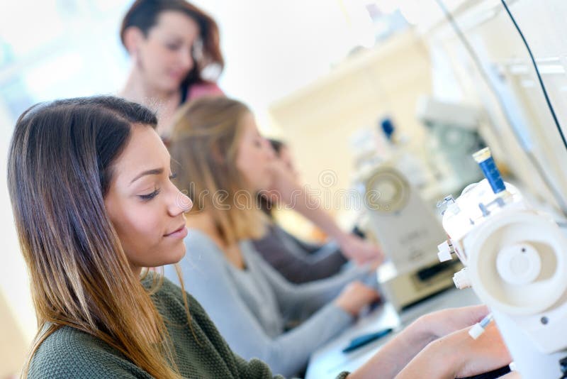 Sewing Workshop with Mannequin and Colorful Threads Stock Photo - Image ...