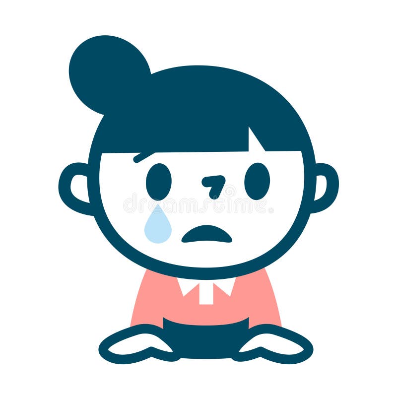 Women shed tears stock vector. Illustration of background - 72199566