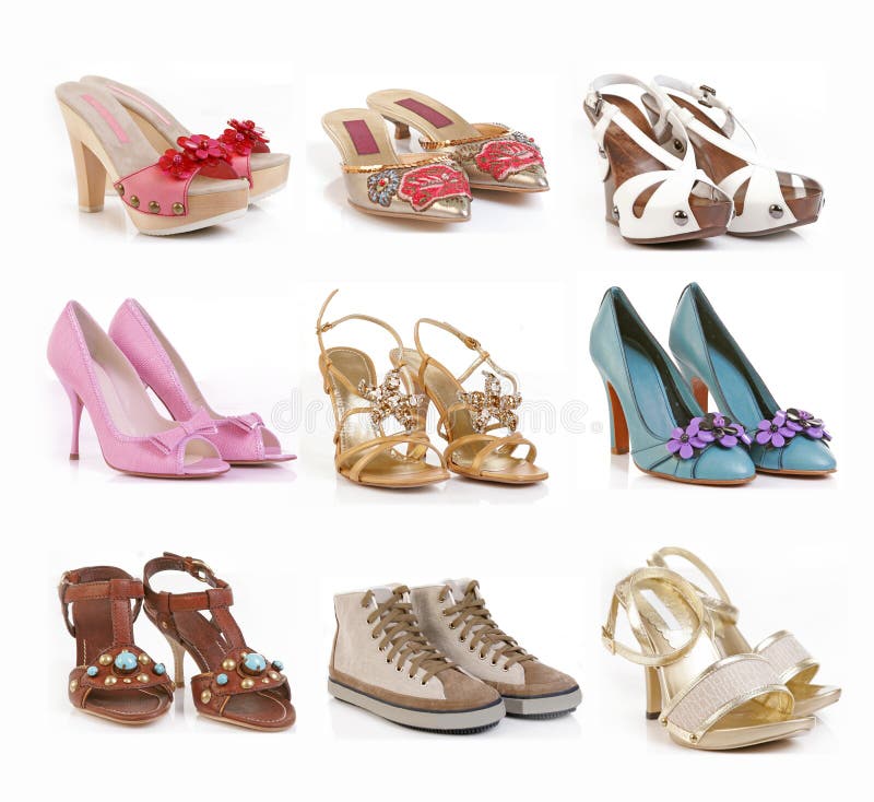 Nice Shoes stock image. Image of womens, heeled, fancy, jewels - 70221