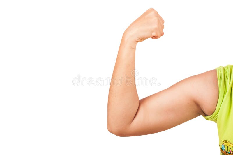 Women show big arm stock image. Image of adult, power - 62483463