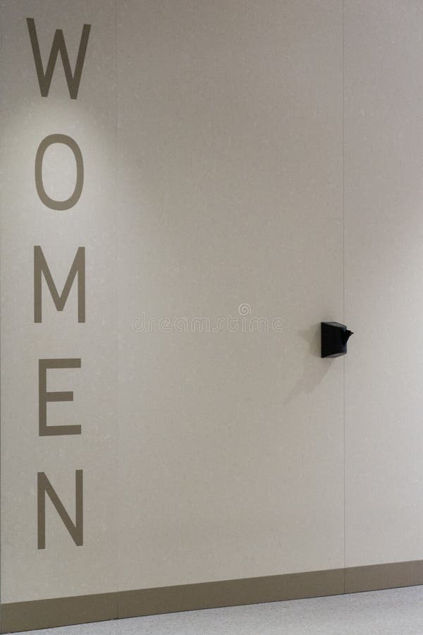 Women Sign on a Marble Wall for a Background Stock Photo - Image of ...