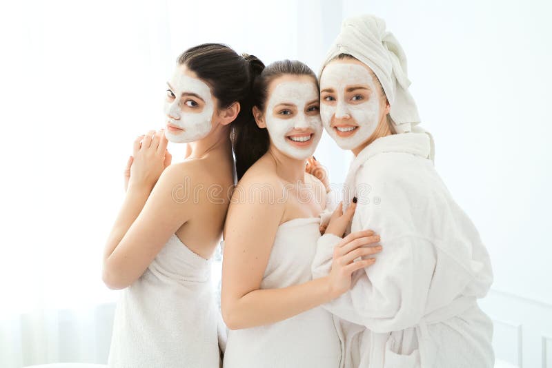 Women in spa stock image. Image of leisure, beauty, cosmetology - 143927467