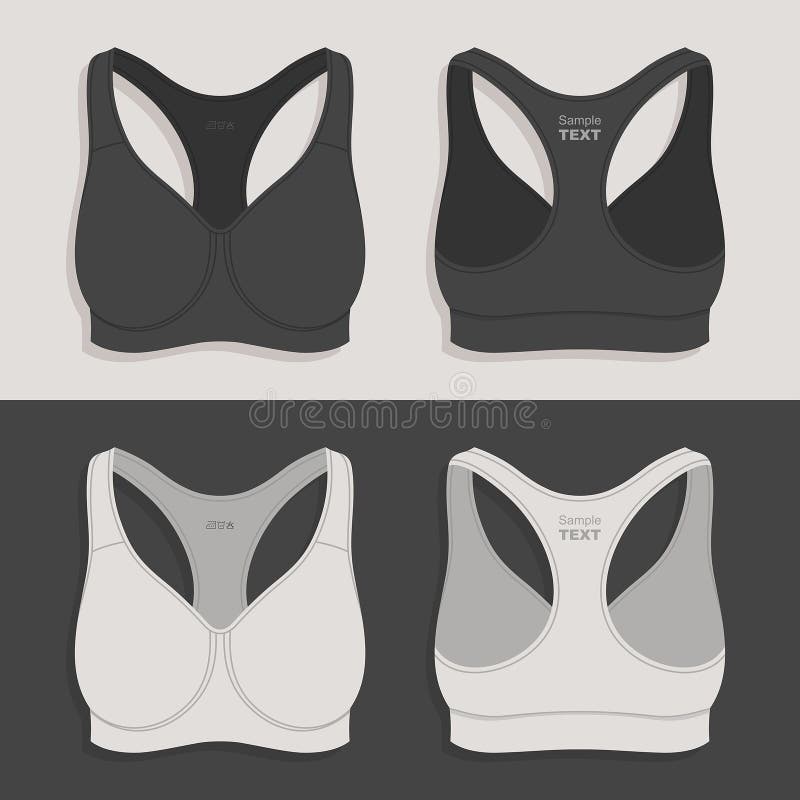 Women sport bra stock vector. Illustration of healthy - 88504279