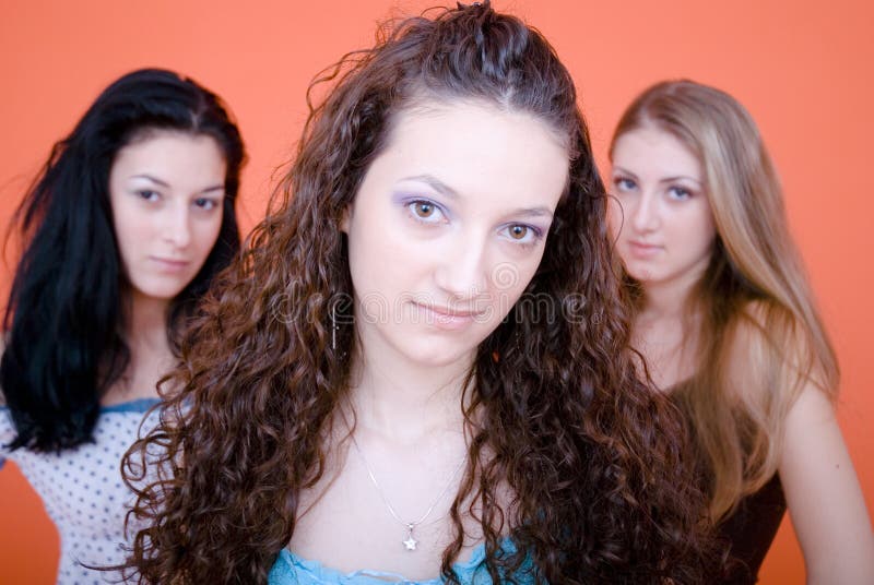 Women staring stock photo. Image of friendship, adults - 2486116