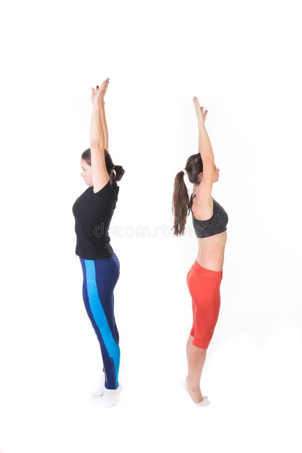 Women stretching stock image. Image of studio, closeup - 47735313
