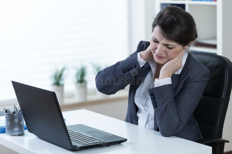 Women Suffering from Neck Pain Stock Image - Image of neck, pain: 54693515