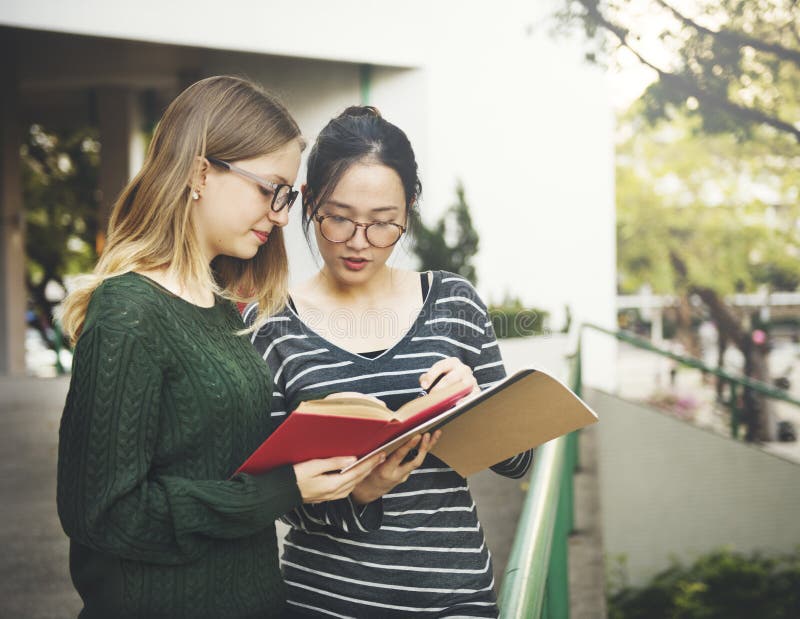 Women Talking Friendship Studying Brainstorming Concept Stock Image ...