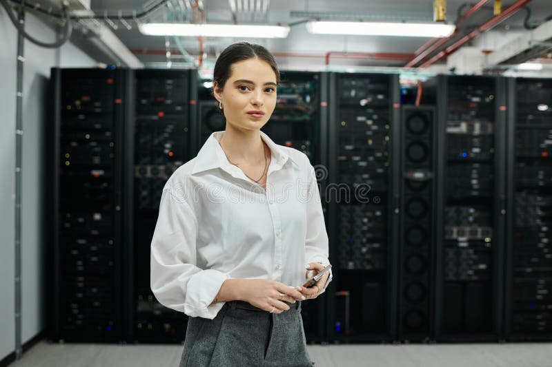 Women in Tech Showcase Talent while Stock Image - Image of modern ...