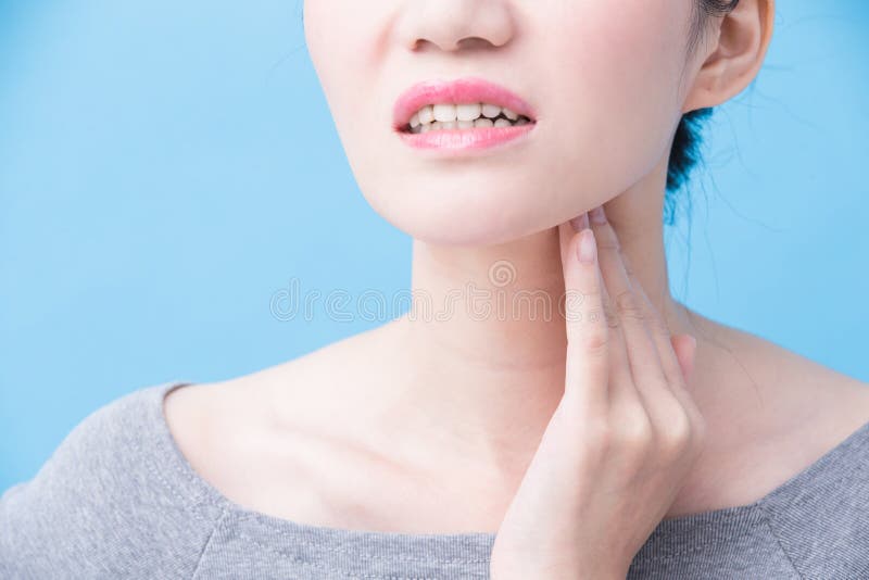 Women with Thyroid Gland Problem Stock Photo - Image of hypothyroidism ...