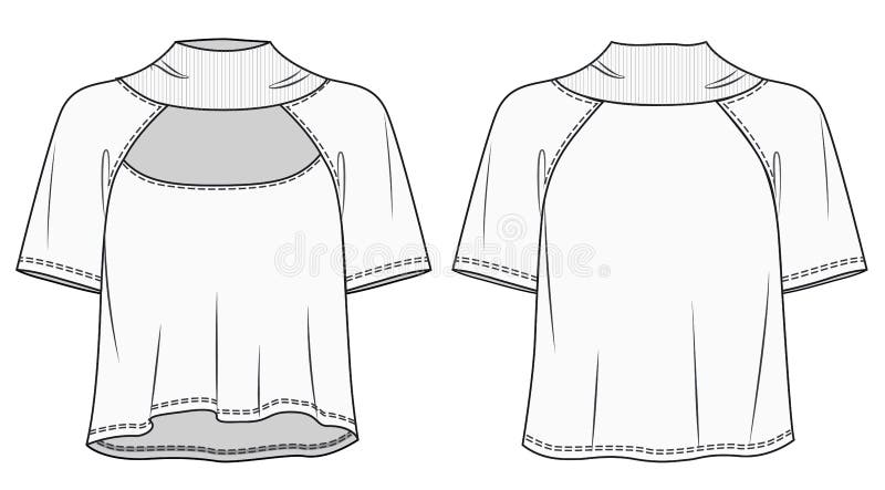 Fashion Technical Drawing Shirt Stock Illustrations 9 317 Fashion