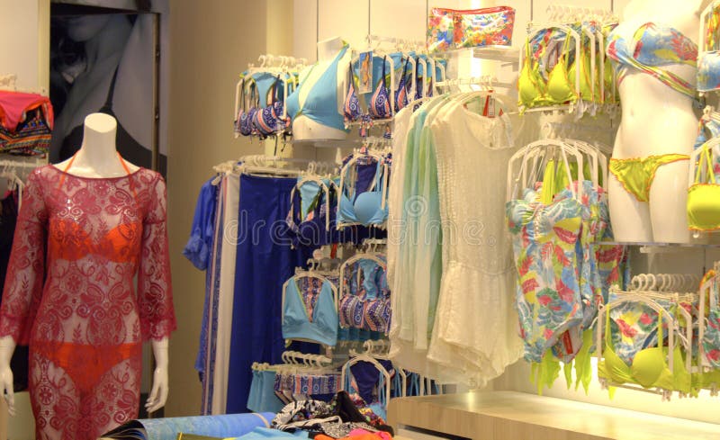 Women underwear store stock photo. Image of feminine - 73281110