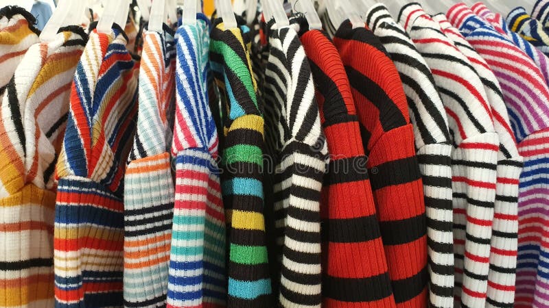 Women`s Upper Clothes in Shop Stock Image - Image of model, casual: 4387281