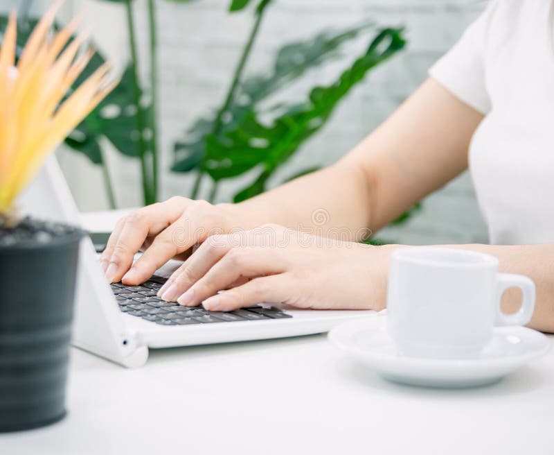 Women Used To Work with Computers Online Business Stock Photo - Image ...