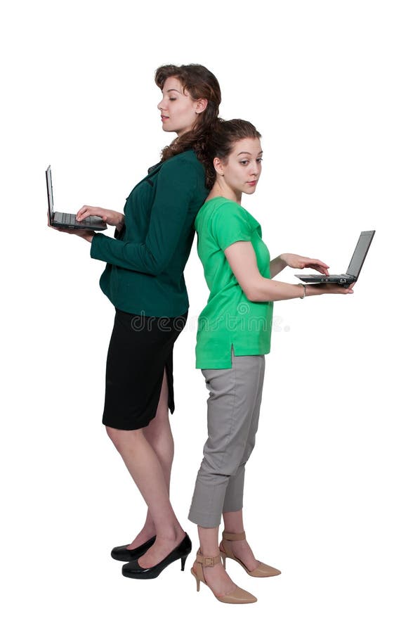 Women Using Laptop stock image. Image of person, computer - 53888357