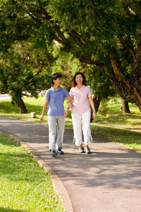 Women Walking Outside stock photo. Image of tropical, walking - 3071688