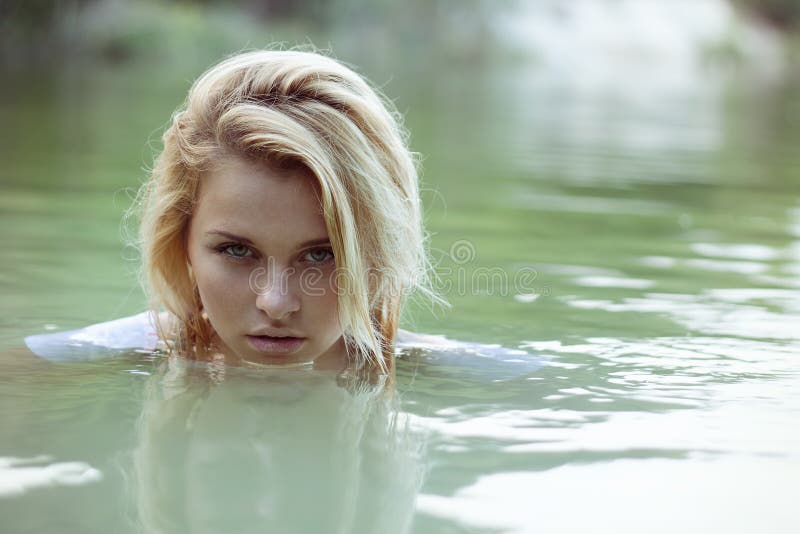 Women in water stock photo. Image of energy, foreground - 26087290