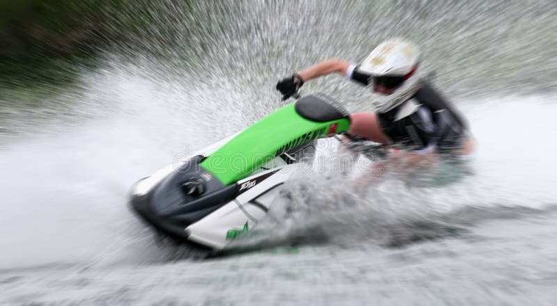 Women Watercraft Racing Zoom Stock Photo - Image of performance, rain ...