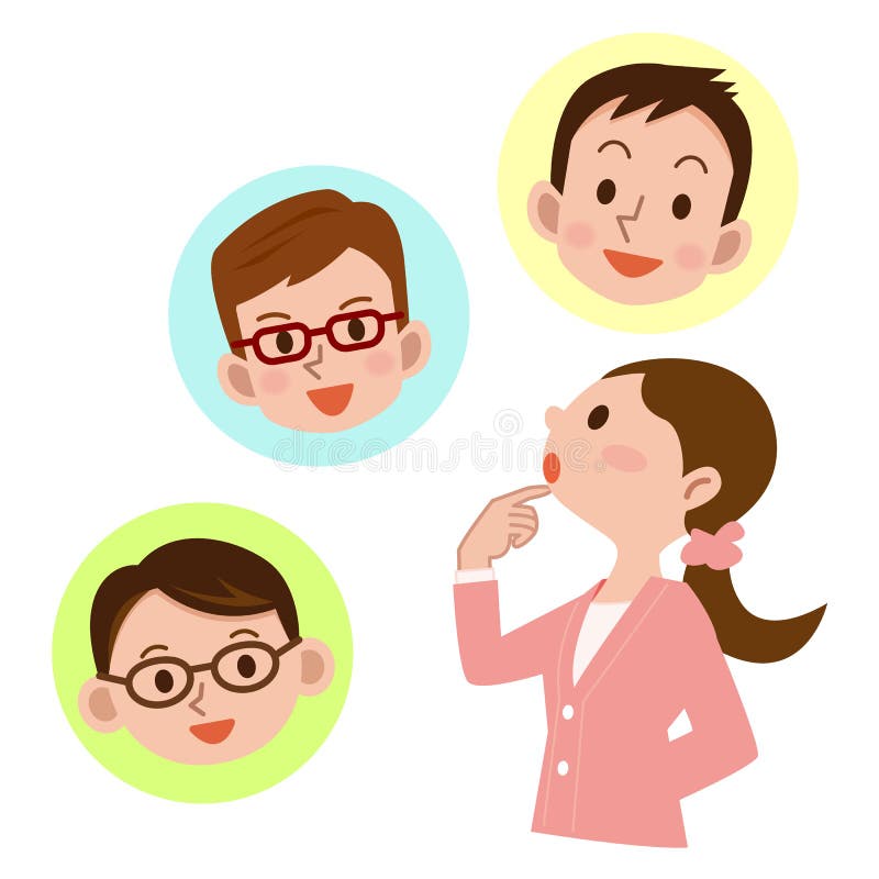 Women are Wondering Selection Stock Vector - Illustration of choice ...
