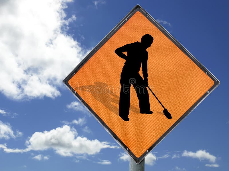 Women at work sign stock photo. Image of black, outline - 3745006