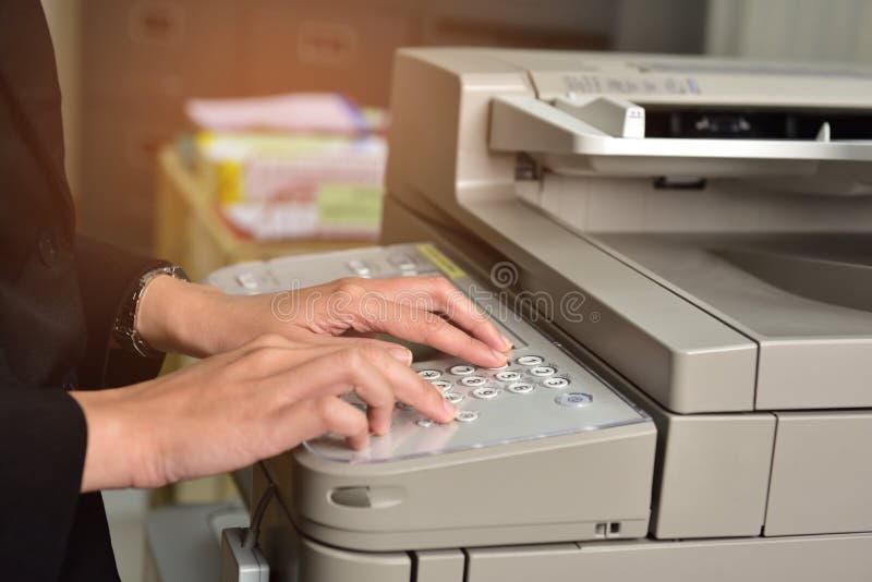 Women workers stock image. Image of african, paper, scanner - 118076439