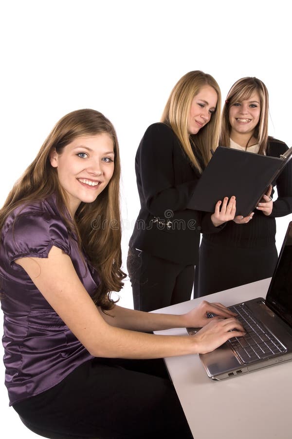 Women Working and Being Happy Stock Photo - Image of emotion, service ...